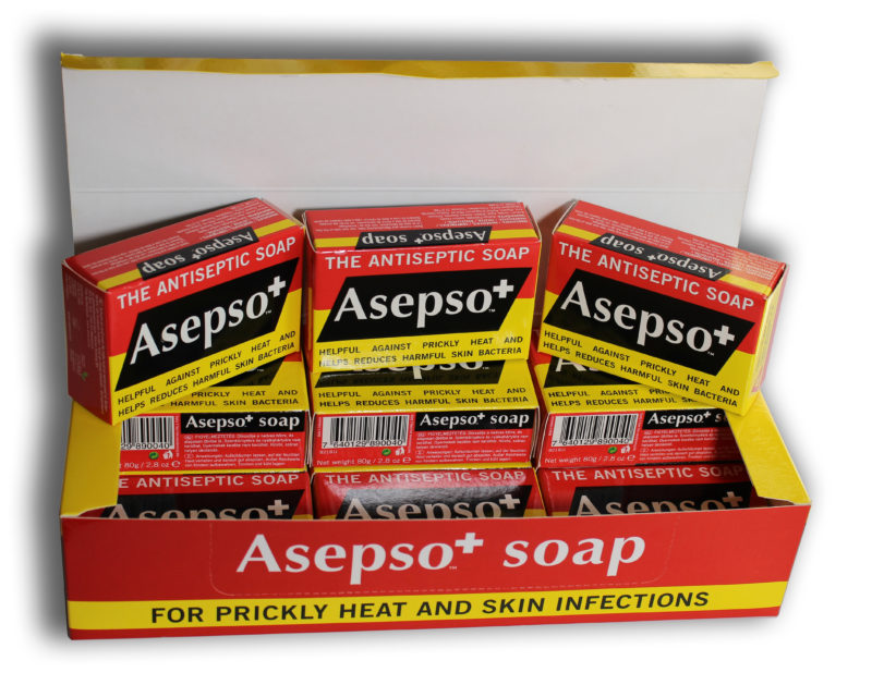 12x Asepso Soap with Antibacterial Agent (£11.50) - eVCom®